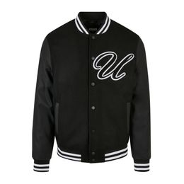 Urban Classics &Uuml;bergangsjacke 'Big U' Herren Gr&ouml;&szlig;e M schwarz / wei&szlig;