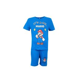 Super Mario Pyjama Super Mario 2-teiliger Kinder Jungen Pyjama Gr. 104