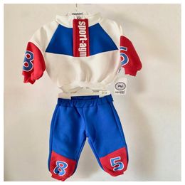 Engelbaby Trainingsanzug 2-teilige Trainingsanzug für Jungen und Mädchen 100% Baumwolle (set