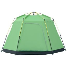 Outsunny Campingzelt mi Tragetasche grün 320L x 320B x 180H cm