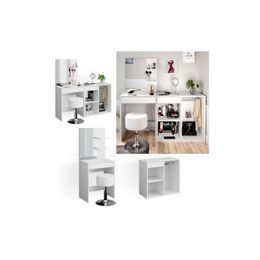 VICCO Schminktisch Frisiertisch Schminkkommode Isabelle + Hocker Beistellschrank