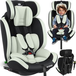 Kidiz® Autokindersitz Triangle Premium Kindersitz Kinderautositz Autositz Sitzschale 9 kg - 36 kg 1-12 Jahre Gruppe 1/2/3 universal zugelassen nach ECE R129/03 mit Isofix