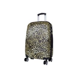 Trendyshop365 Hartschalen-Trolley Leoparden Fell