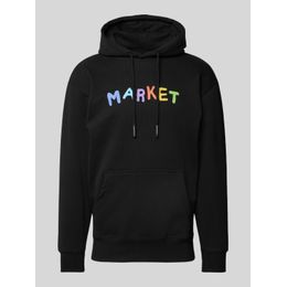 Market Hoodie mit Label-Print Modell 'PINK PANTHER NOSTALGIA'