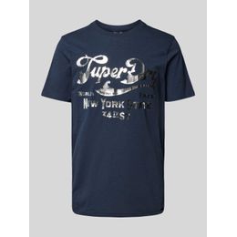 Superdry T-Shirt mit Label-Print Modell 'METALLIC WORKWEAR'