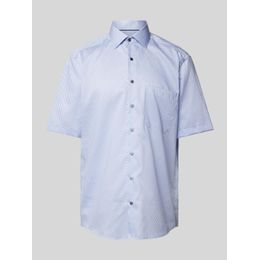 Eterna Comfort Fit Business-Hemd mit Allover-Muster