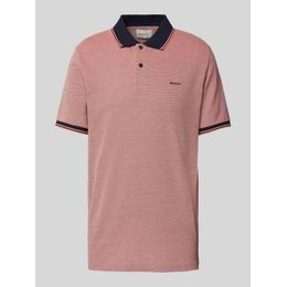 Gant Slim Fit Poloshirt mit Label-Stitching