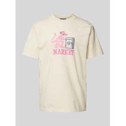 Market T-Shirt mit Rundhalsausschnitt Modell 'PINK PANTHER'