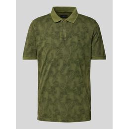 Fynch-Hatton Regular Fit Poloshirt mit Allover-Print