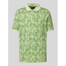 Fynch-Hatton Regular Fit Poloshirt mit Allover-Print