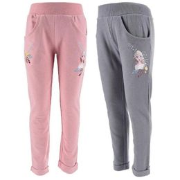 Sun City Jogginghose Disney Frozen Die Eiskönigin Elsa Mädchen Jogginghose Hose Bio Baumwolle