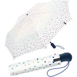 Esprit Langregenschirm Damen-Taschenschirm klein und stabil mit Automatik