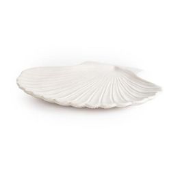 Tchibo Teller »Shell« - Weiss - Keramik