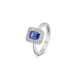 Tchibo 925 Silber Ring Royal Blue - Silber - Gr.: 19