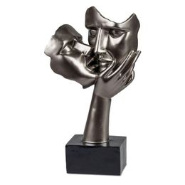 formano Dekofigur formano Deko Liebespaar auf Sockel Metallic 39 cm Skulptur Figur