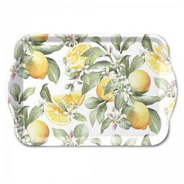 Ambiente Luxury Paper Products Tablett Melamin Tray Planzen Blumen / Tiere Vogel / Birds /Blossom