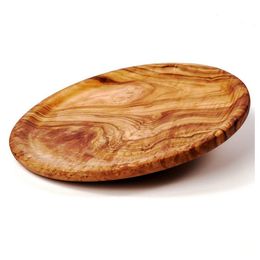 dasOlivenholzbrett Teller Holzteller aus Olivenholz rund