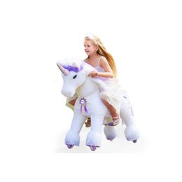 PonyCycle Reitpferd PonyCycle® Offizieller Shop Prämie Modell K Reiten Sie auf Einhorn Spielzeug Plüsch Wandertier