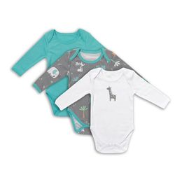 Schlummersack Langarmbody Bio Baby-Bodys langarm 3er-Pack OEKO-TEX zertifiziert