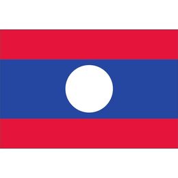 flaggenmeer Flagge Laos 160 g/m² Querformat