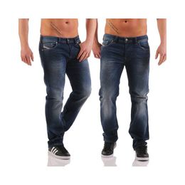 Diesel Gerade Jeans Diesel Herren Jeans Larkee Regular Straight Dezenter Used-Look