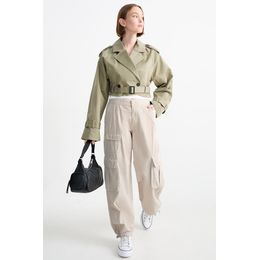 Clockhouse-Cargohose-Mid Waist-Relaxed Fit