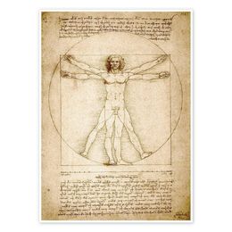 Posterlounge Poster Leonardo da Vinci