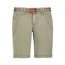 Urban Surface Bermudas Damen Short Bermuda kurze Hose Sommer Chino Stoff Hose mit Gürtel