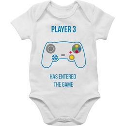 Shirtracer Shirtbody Player 3 has entered the game Controller weiß Aktuelle Trends Baby