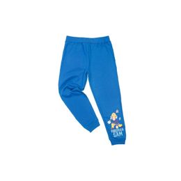 United Labels® Jogginghose Feuerwehrmann Sam Jogginghose für Jungen Kinder Trainingshose Sweathose Hose Blau