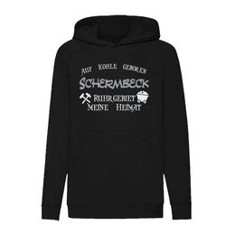 G-graphics Hoodie Auf Kohle geboren – SCHERMBECK – Ruhrgebiet