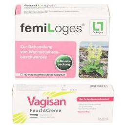 Dr. Loges + Co. GmbH Femiloges + Vagisan Feuchtcreme - Wechseljahresbeschwerden Set
