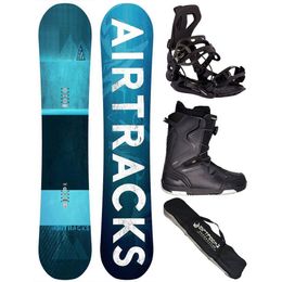 Airtracks Snowboard Herren Snowboard Komplett Set Blue Drifter Rocker Wide » Mod. 23