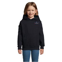 Blondie & Brownie Blondie & Brownie Hoodie Kinder Jungen & Mädchen Top Gun F-14 Brust Stick Tomcat bestickt