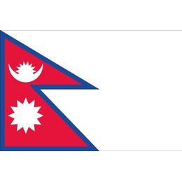 flaggenmeer Flagge Flagge Nepal 110 g/m² Querformat