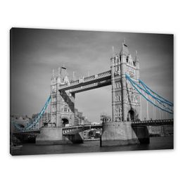 Pixxprint Leinwandbild legendäre Tower Bridge
