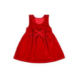 Babymajawelt Babydollkleid Babykleid Weihnachten Rot