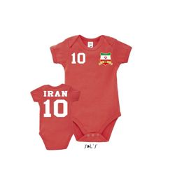 Blondie & Brownie Blondie & Brownie Strampler Iran Kinder Baby 10 Sport Trikot Fußball Weltmeister Meister WM
