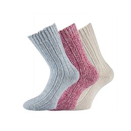 TippTexx 24 Norwegersocken 3 Paar Damen Norwegersocken in schönen Pastellfarben ANTILOCH-Garantie