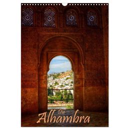 Calvendo Wandkalender Die Alhambra (Wandkalender 2024 DIN A3 hoch)
