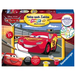 RAVENSBURGER VERLAG Ravensburger Malen nach Zahlen 27843 - Lightning McQueen - Kinder ab 7 Jahren