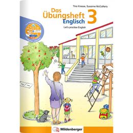 Das Übungsheft Englisch - Klasse 3, m. Audio-CD 'Jicki Vokabel-Dusche 3' - Tina Kresse, Susanne McCafferty, Geheftet