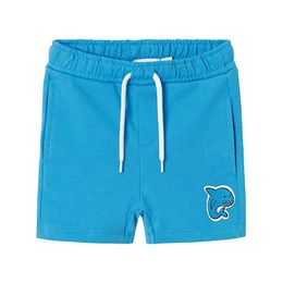name it - Sweat-Shorts NMMDIKE SHARKY in swedish blue, Gr.98