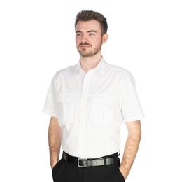 Condor Kurzarmhemd Izebo Herren Kurzarm Pilotenhemd mit abnehmbaren Schulterklappen