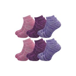 GAWILO Sneakersocken für Damen mit schicker Ringel Optik