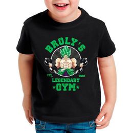 style3 Print-Shirt Kinder T-Shirt Brolys Gym super dragonball z gt songoku fitness sport studio