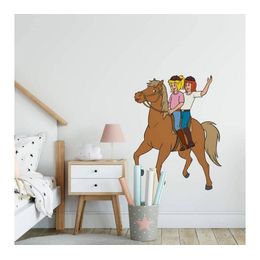 Bibi & Tina Wandtattoo Bibi & Tina Wandtattoo reiten Wandsticker Kinderzimmer Mädchen Pferd