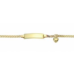 Adelia´s Goldarmband ADELIA´S "Damen Goldschmuck" Armbänder Gr. 16, Gelbgold 585, goldfarben (gold) Damen Armbänder Gold