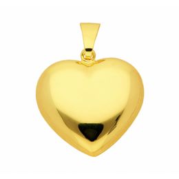 Adelia´s Kette mit Anhänger ADELIA´S "333 Gold Herz" Halsketten Gr. Gelbgold 333, goldfarben (gold) Damen Ketten mit Anhänger