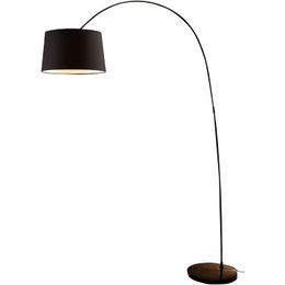Bogenlampe Salesfever "Kaspars" Lampen Gr. Ø 40 cm Höhe: 205 cm, schwarz Bogenlampen